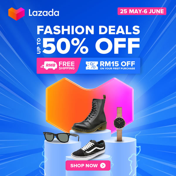 Lazada 6.6 Sale Malaysia (2021) - Shopmania Sales - RM 15 Free Shipping